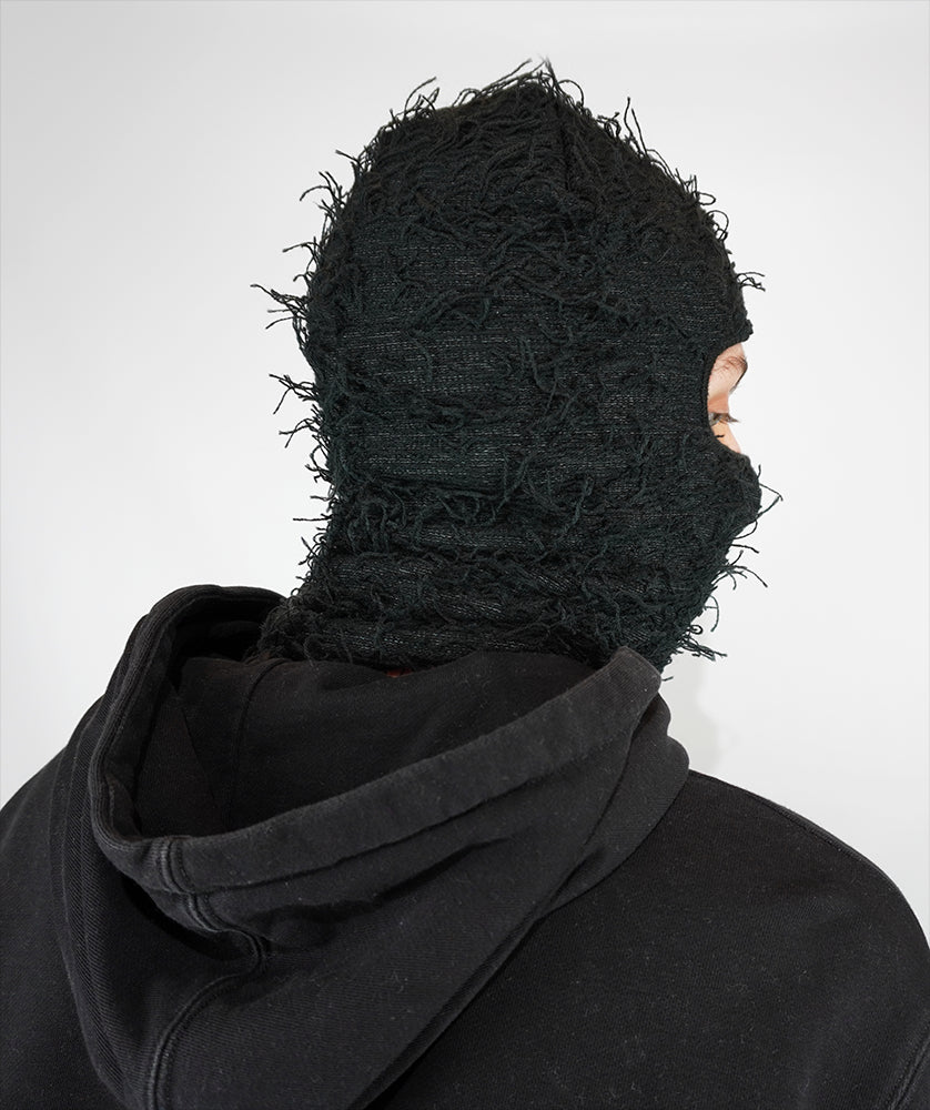 Atakai™ Distressed Balaclava - BLACK